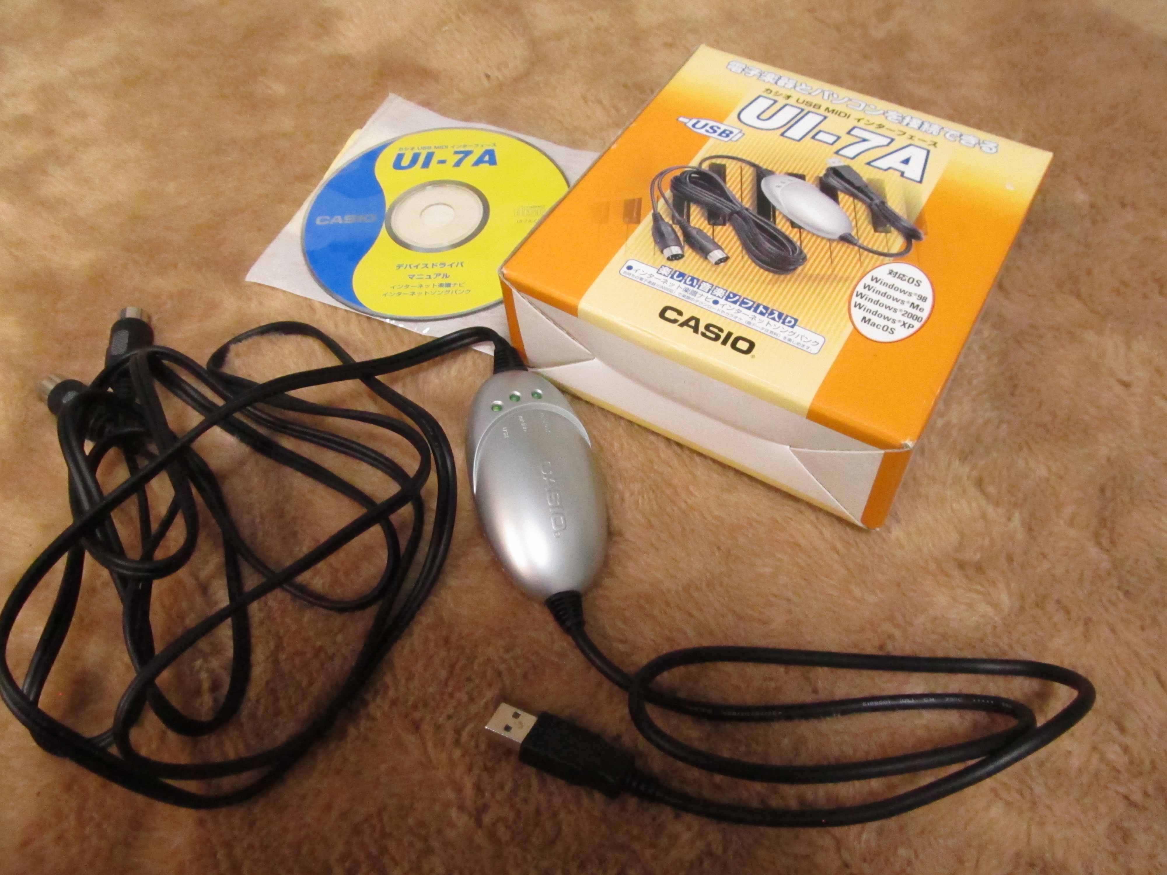 CASIO UI-7A USB MIDIインターフェース | 環水平アーク